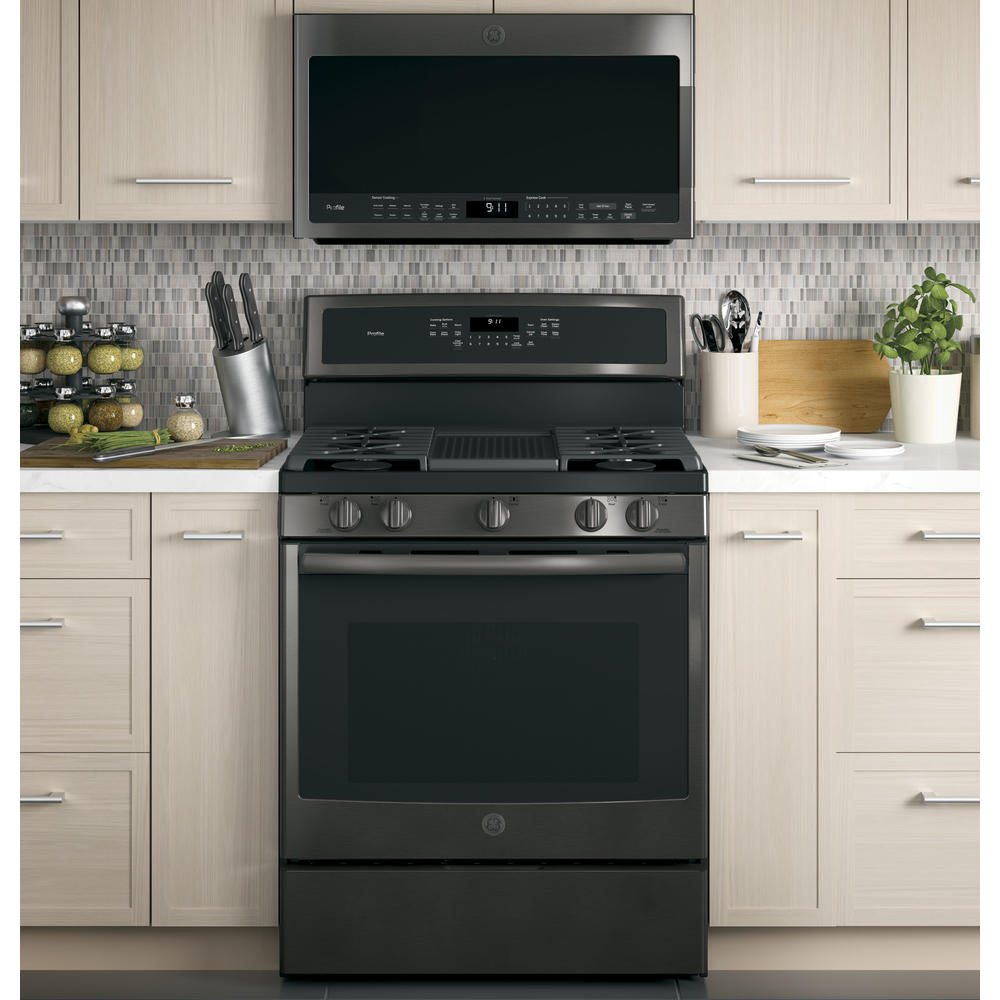 GE Profile Series PVM9005BLTS 2.1 cu. ft. Over-the-Range Sensor ...