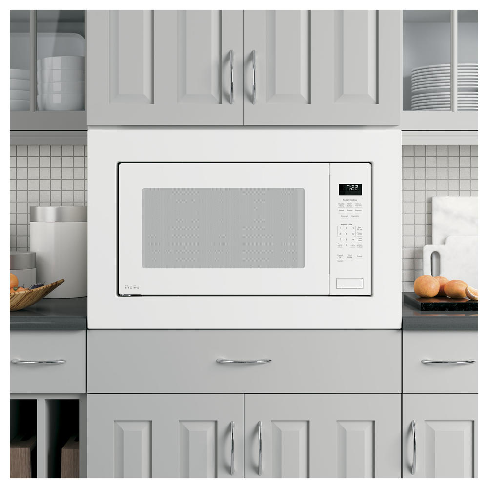 GE Profile Series PEB7227DLWW 2.2 cu. ft. Built-In Microwave with ...