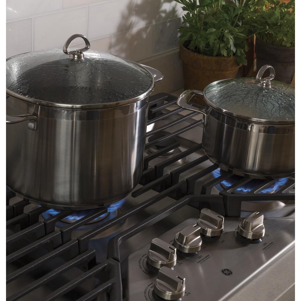 GE Appliances JGP5036SLSS 36" Built-In Gas Cooktop - Stainless Steel