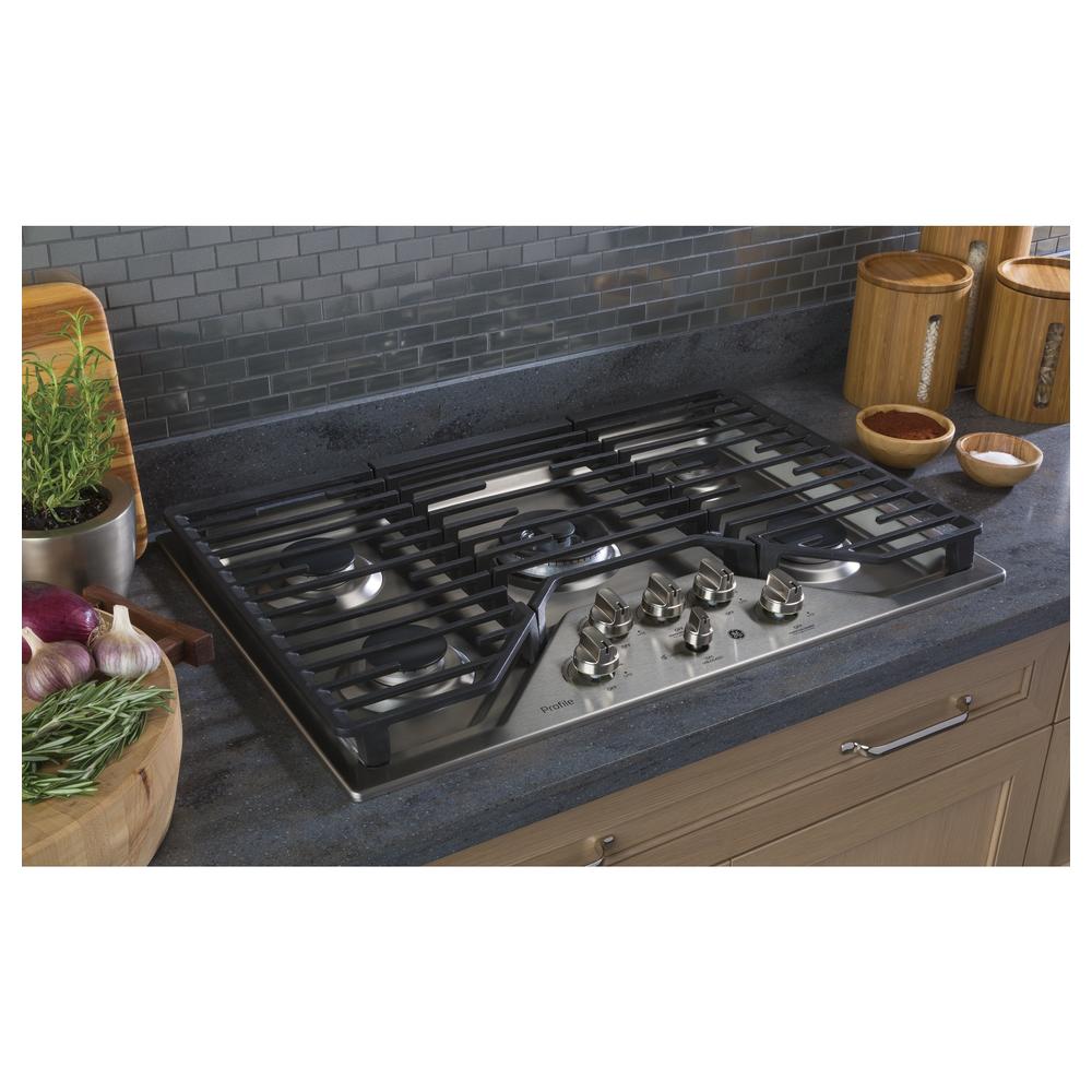 GE Profile Series PGP9030SLSS GE Profile™ Series 30" Built-In Gas ...