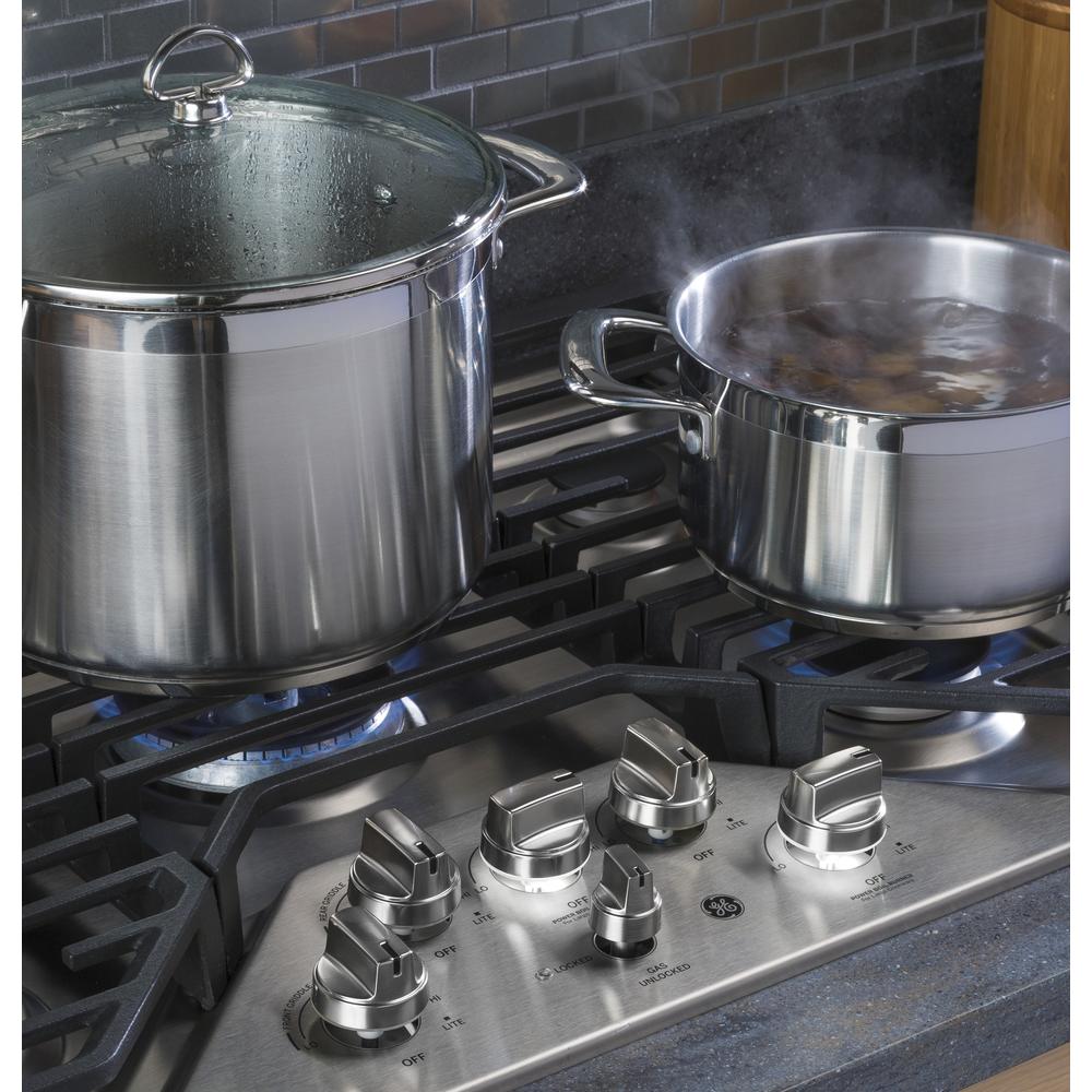 GE Profile Series PGP9030SLSS GE Profile™ Series 30" Built-In Gas ...