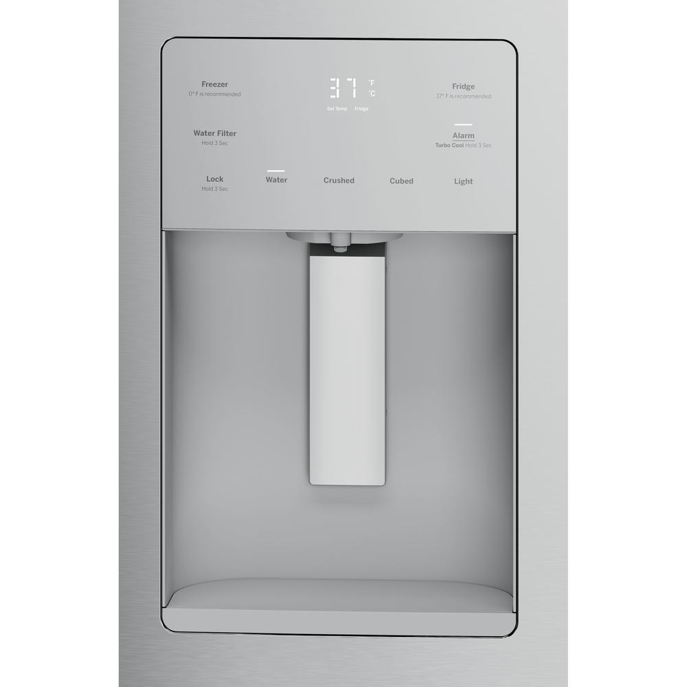 GE Appliances GYE18JSLSS ENERGY STAR® 17.5 Cu. Ft. Counter-Depth French ...