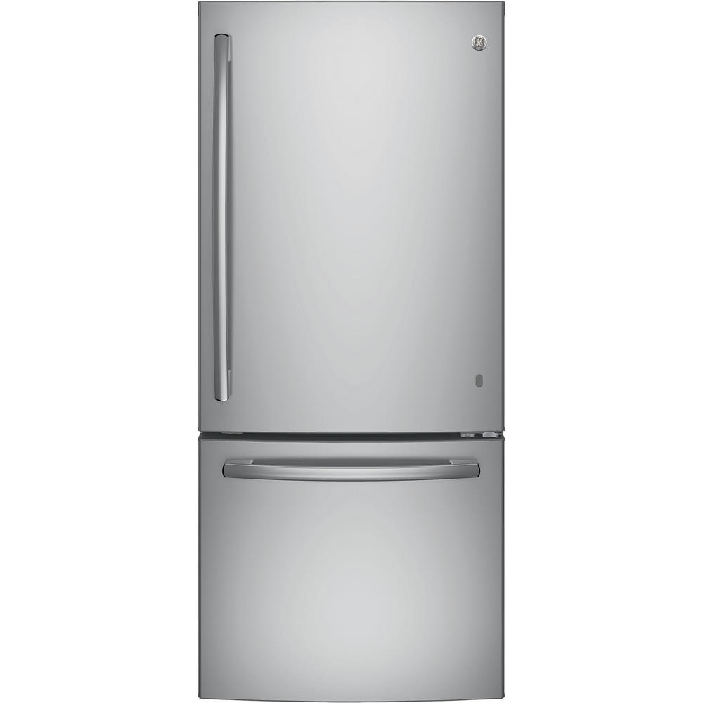 GE Appliances GDE21ESKSS 20.9 cu. ft. Bottom Freezer Refrigerator ...
