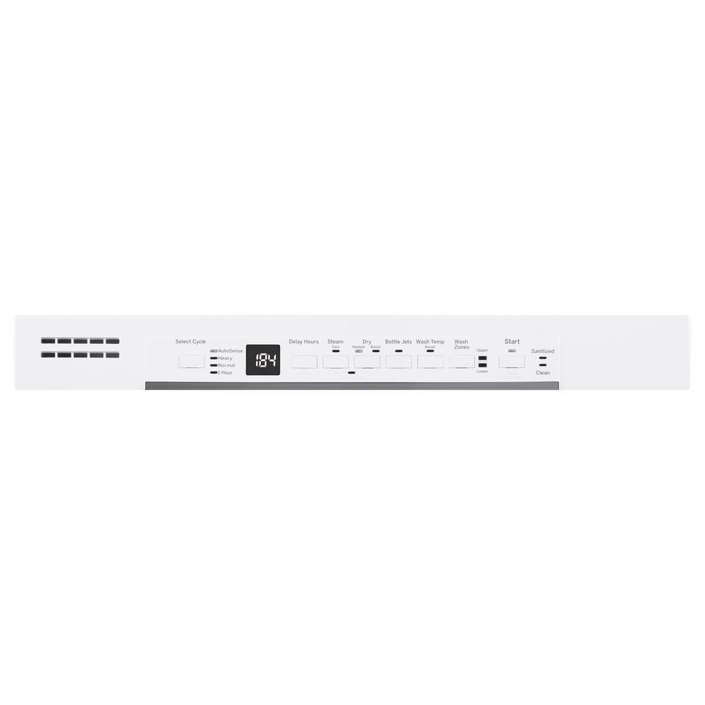 GE Appliances GDF630PGMWW 24" Built-In Dishwasher with Front Controls ...