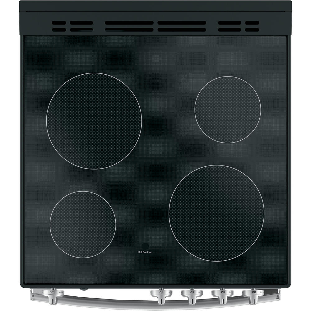 GE Appliances JAS640RMSS 24" Free-Standing Electric Range with Steam ...