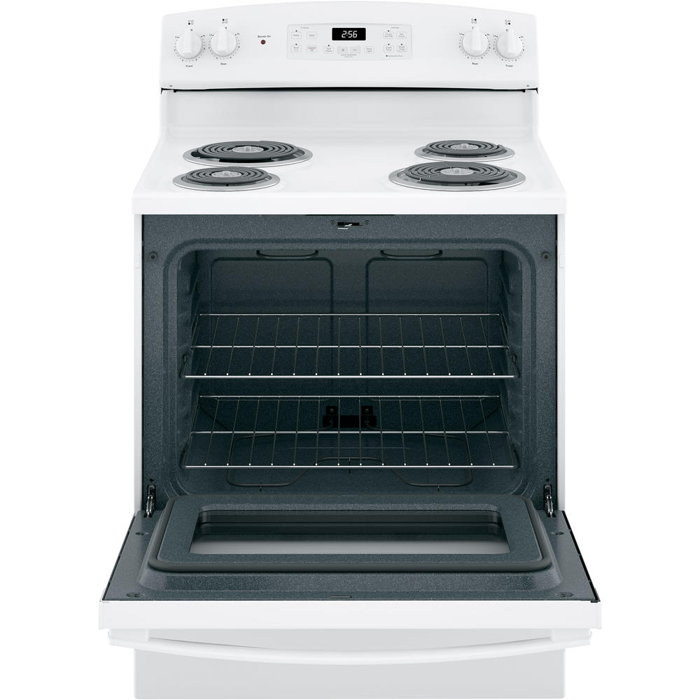 GE Appliances JB256DMWW 30" Free-Standing Electric Range - White