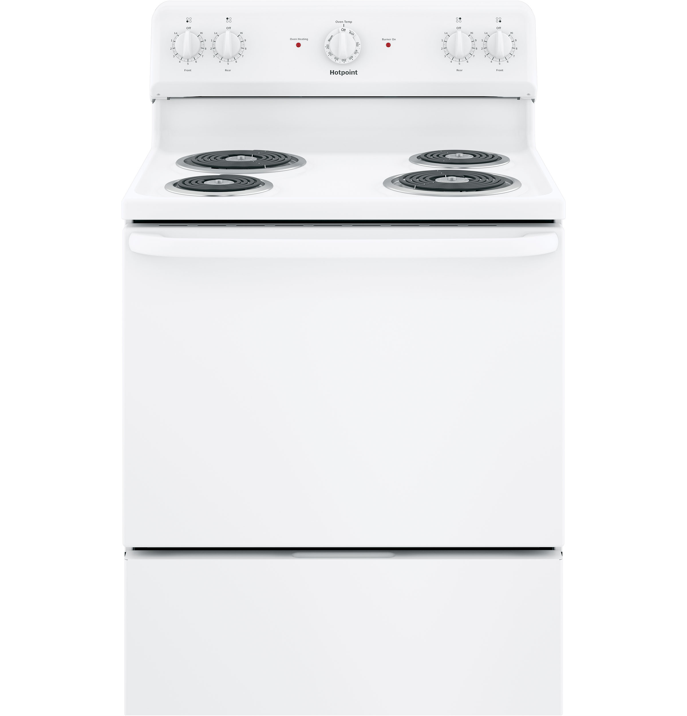Hotpoint RBS160DMWW 30 Free Standing Electric Range White