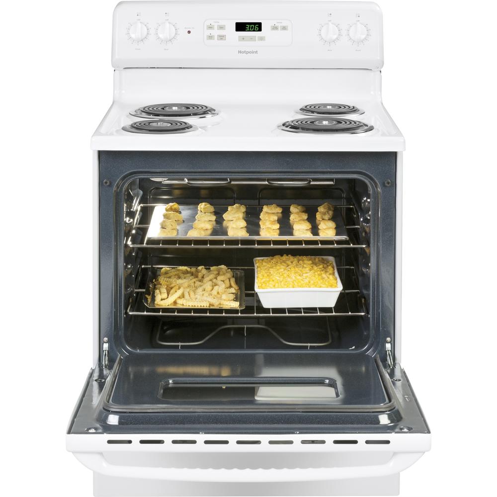 Hotpoint RBS360DMWW 30" Free-Standing Electric Range - White