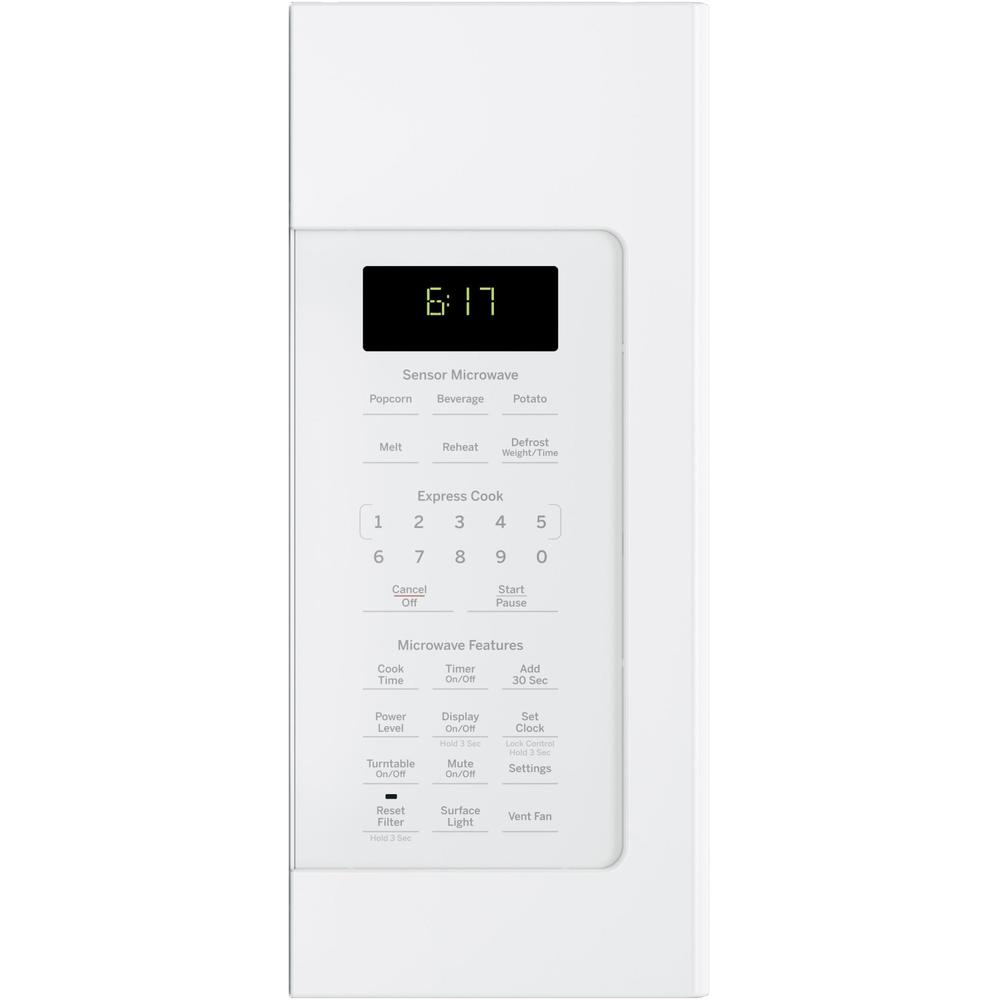 GE Appliances JVM6175DKWW 1.7 cu. ft. Over-the-Range Sensor Microwave ...