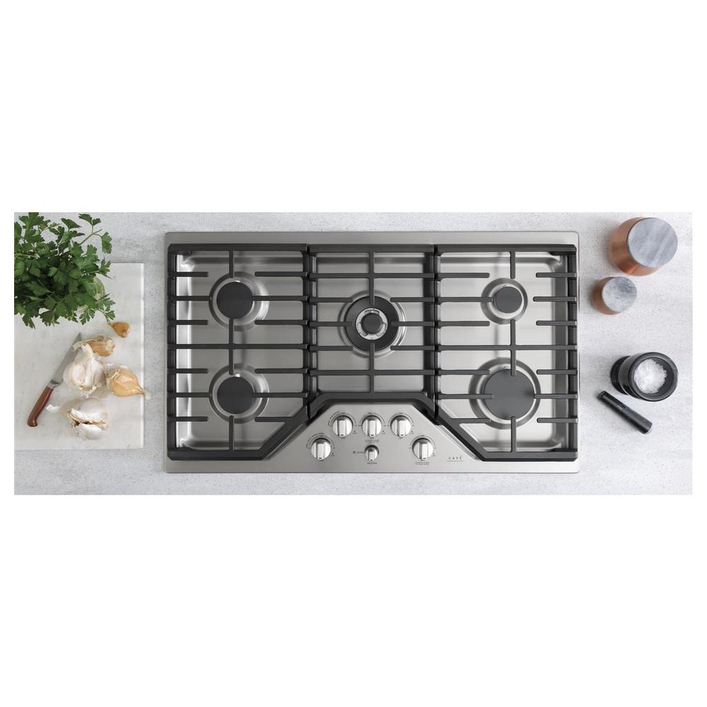 GE Cafe CGP95362MS1 36" Built-In Gas Cooktop - Stainless Steel