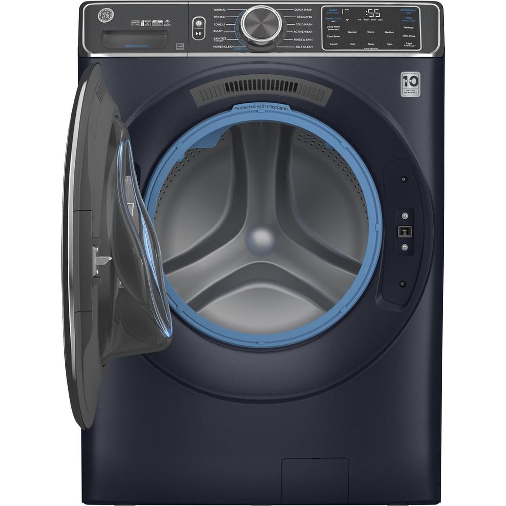 GE Appliances GFW850SPNRS 5.0cu.ft. Front Loading Washer – Sapphire Blue