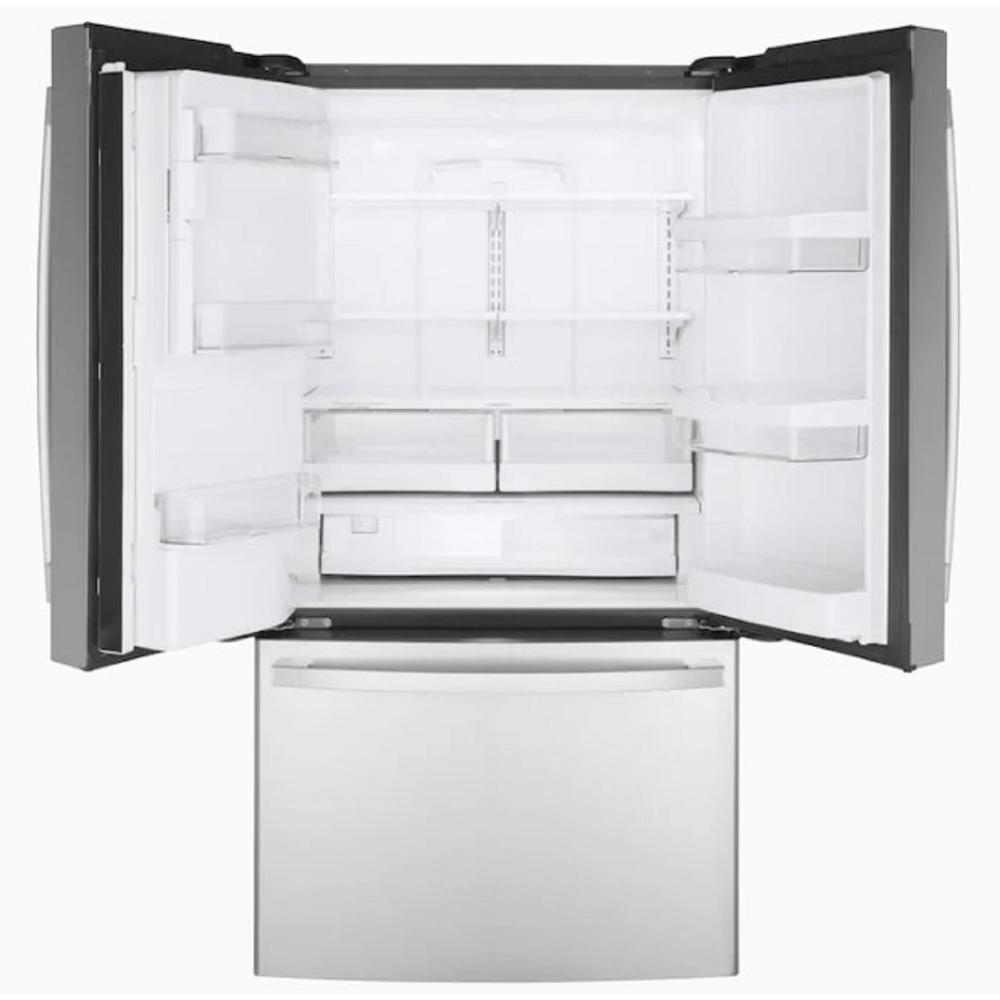 GE Appliances GYE22GYNFS 36" 22.1 cu.ft. Stainless Steel French Door ...
