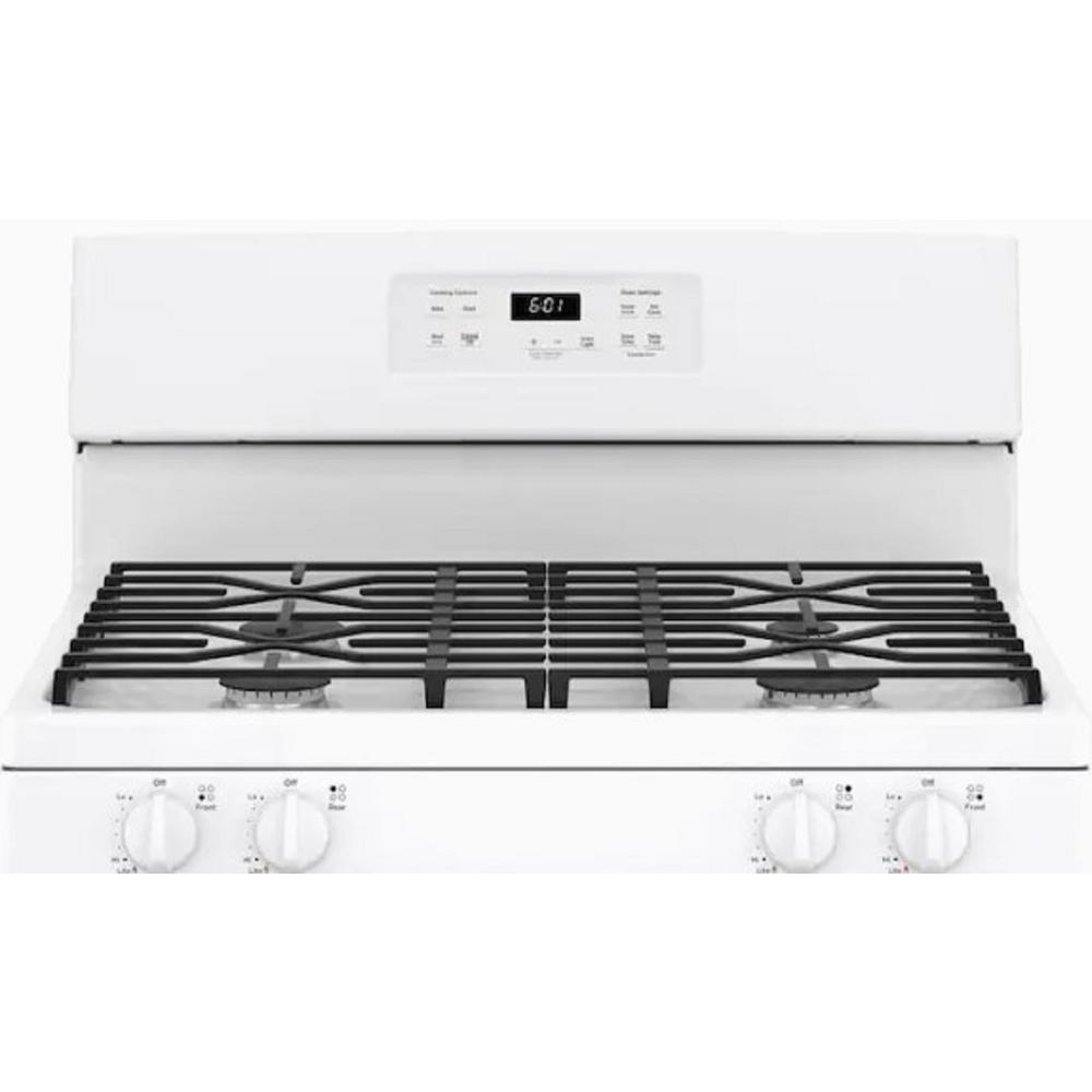 GE Appliances JGBS61DPWW 30" 4.8 cu.ft. White Freestanding Gas Range ...