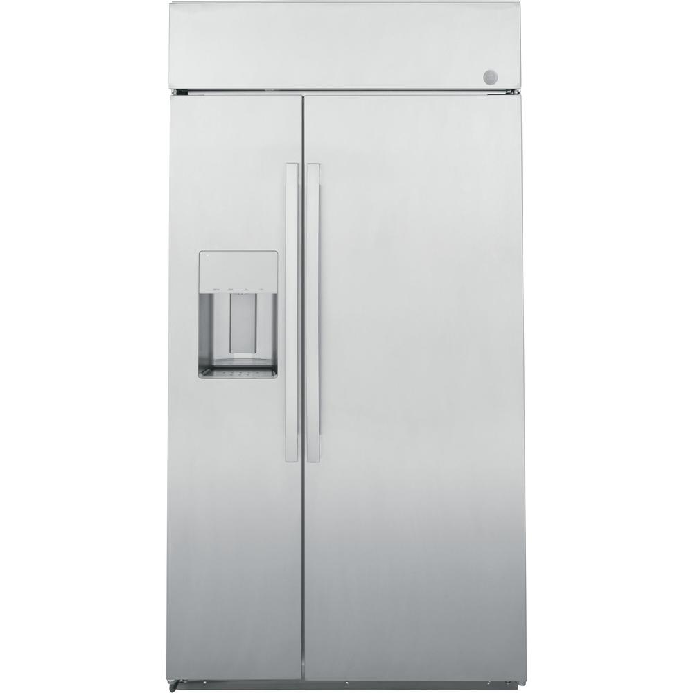 GE Profile Series PSB48YSNSS 48" Built-in 28.7 cu.ft Side by Side ...