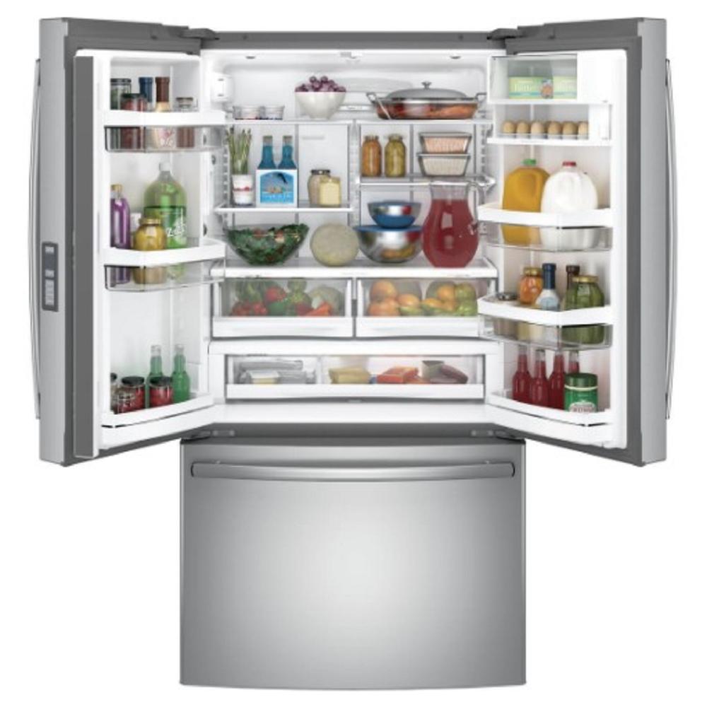 GE Profile Series PWE23KYNFS 36" 23.1 cu.ft. Stainless Steel French ...