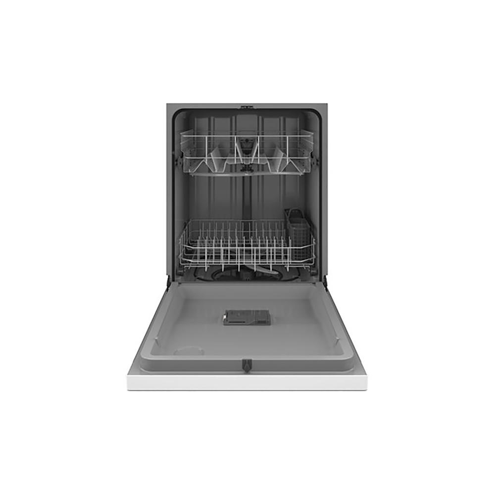 GE Appliances GDF511PGRWW 3600RPM Dishwasher with Front Controls - White