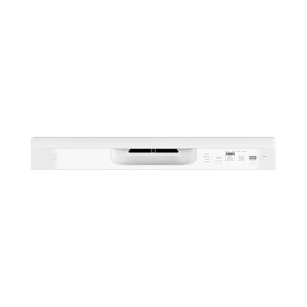 GE Appliances GDF511PGRWW 3600RPM Dishwasher with Front Controls - White