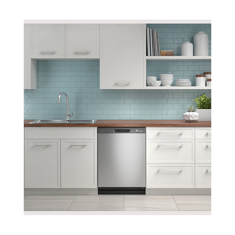 GE Appliances GDF511PSRSS 3600RPM Dishwasher with Front Controls ...