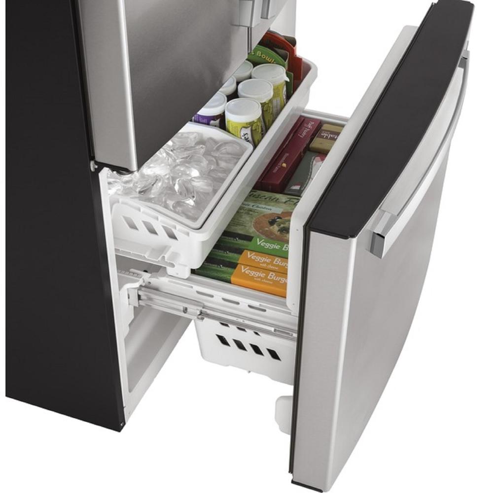 GE Appliances GWE19JYLFS ENERGY STAR® 18.6 Cu. Ft. Counter-Depth French ...