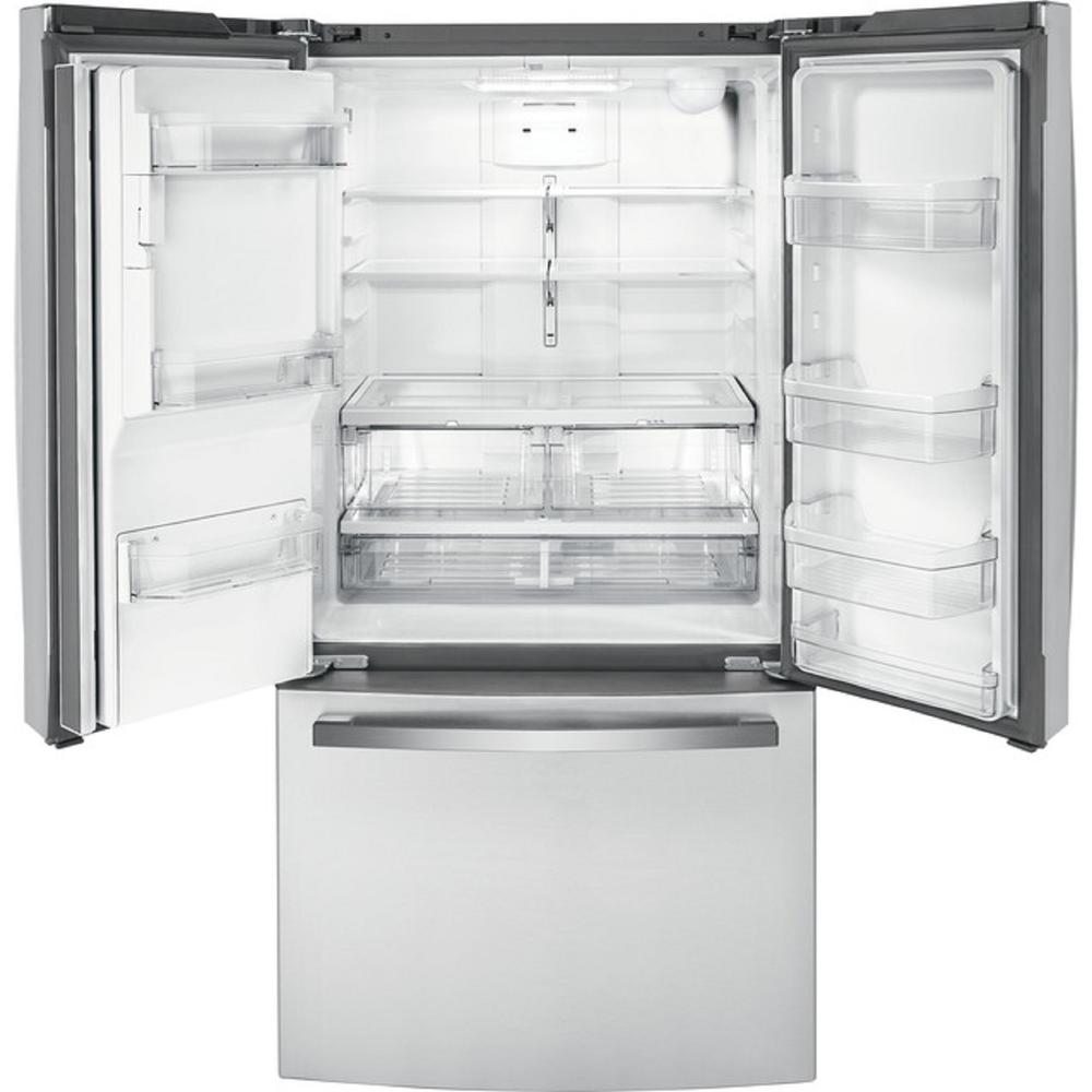 GE Appliances GYE18JYLFS ENERGY STAR® 17.5 Cu. Ft. Counter-Depth French ...
