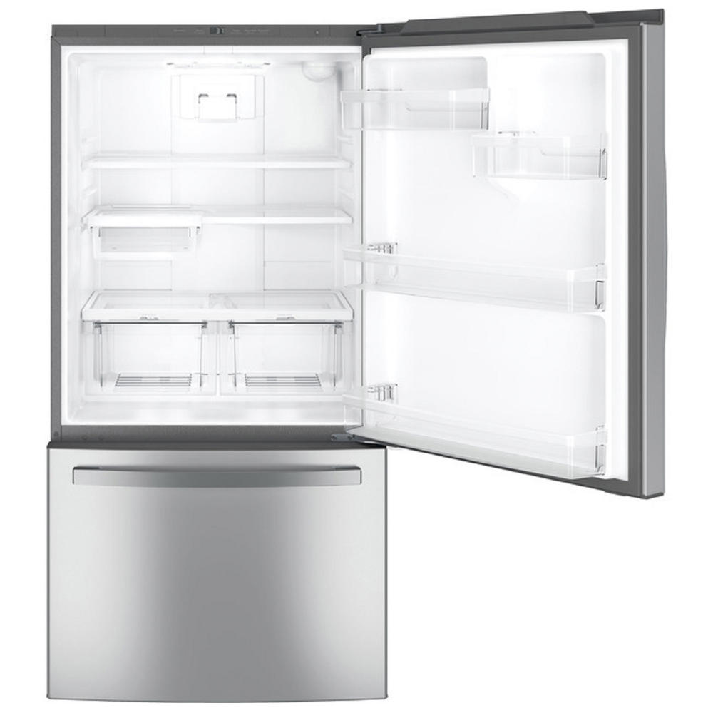 GE Appliances GDE25EYKFS ENERGY STAR® 24.8 Cu. Ft. Bottom-Freezer ...