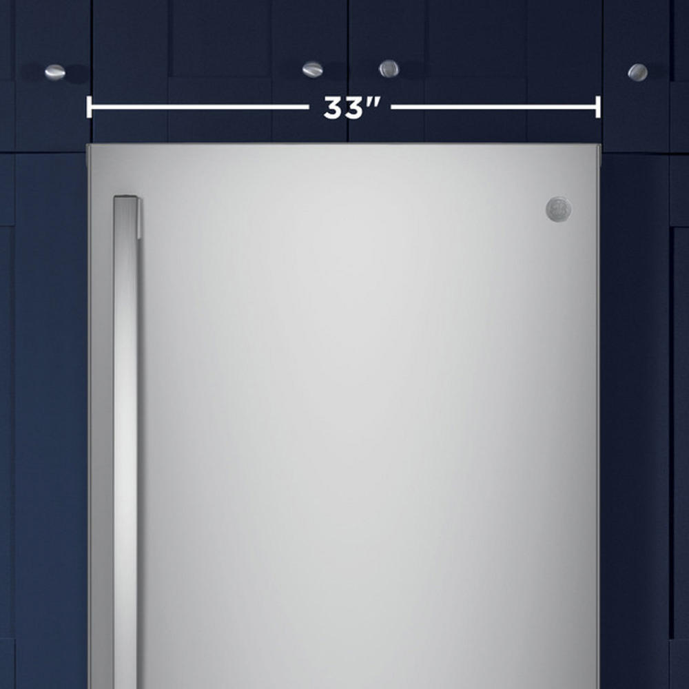 GE Appliances GDE25EYKFS ENERGY STAR® 24.8 Cu. Ft. Bottom-Freezer ...
