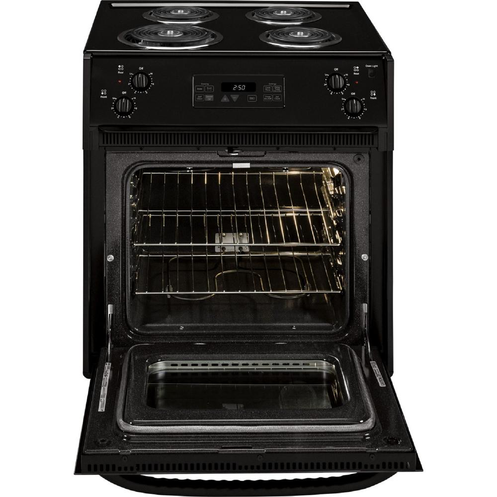GE Appliances JM250DTBB GE 27" Drop-In Electric Range - Black