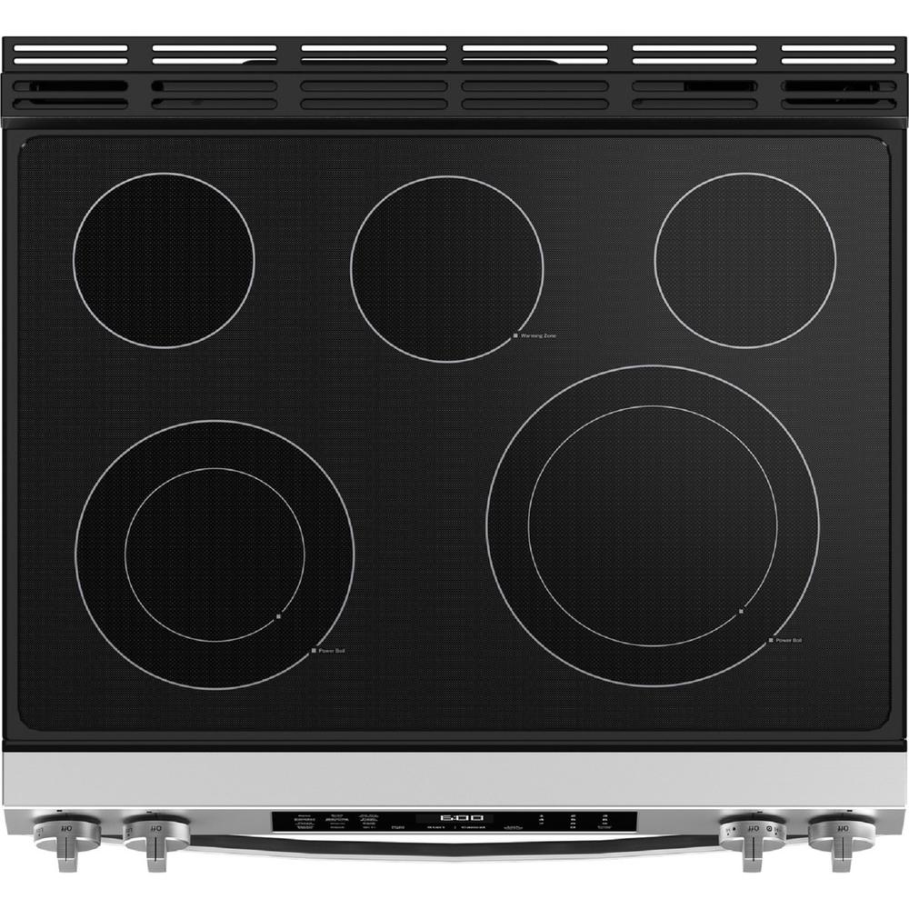 GE Appliances GRS600AVFS 30" Slide-In Electric Convection Range with No ...