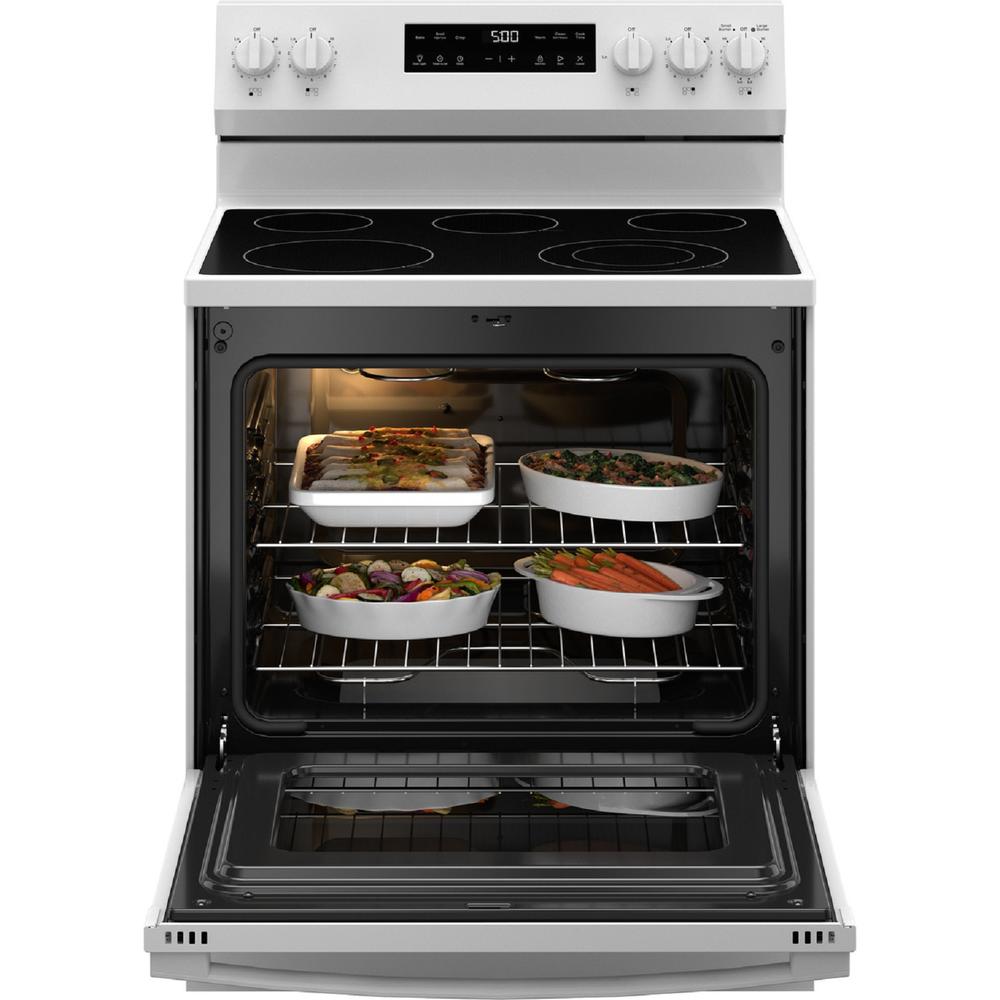 GE Appliances GRF500PVWW 30" Free-Standing Electric Range - White