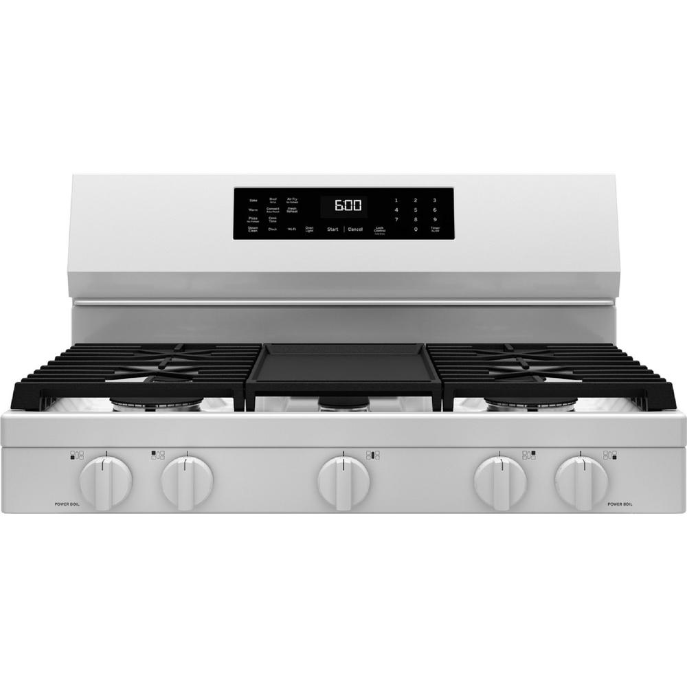 GE Appliances GGF600AVWW 30" Free-Standing Gas Convection Range with No ...