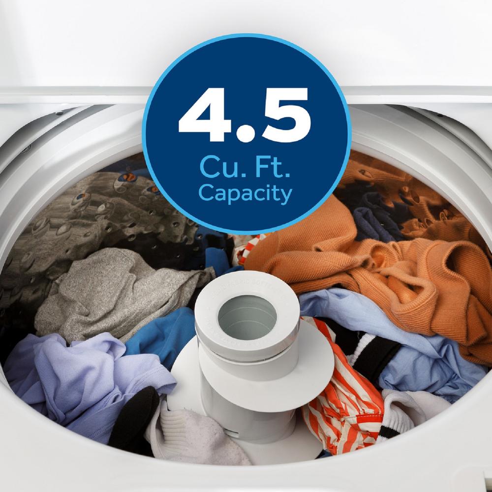 GE Appliances GTW485ASWWB GE® 4.5 cu. ft. Capacity Washer with ...