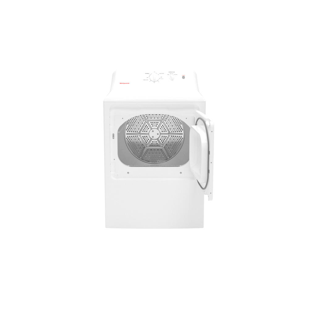 Hotpoint HTX26EASWWW 6.2 cu. ft. Capacity Electric Dryer with up to 120 ...