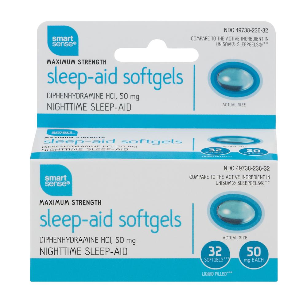 Maximum Strength Sleep-Aid Softgels - 32 CT