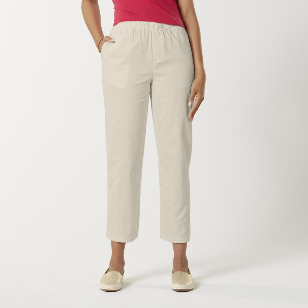 Basic Editions Women's Twill Pants