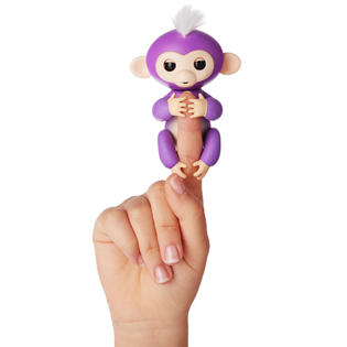 WowWee Fingerlings Monkey - Mia - Purple
