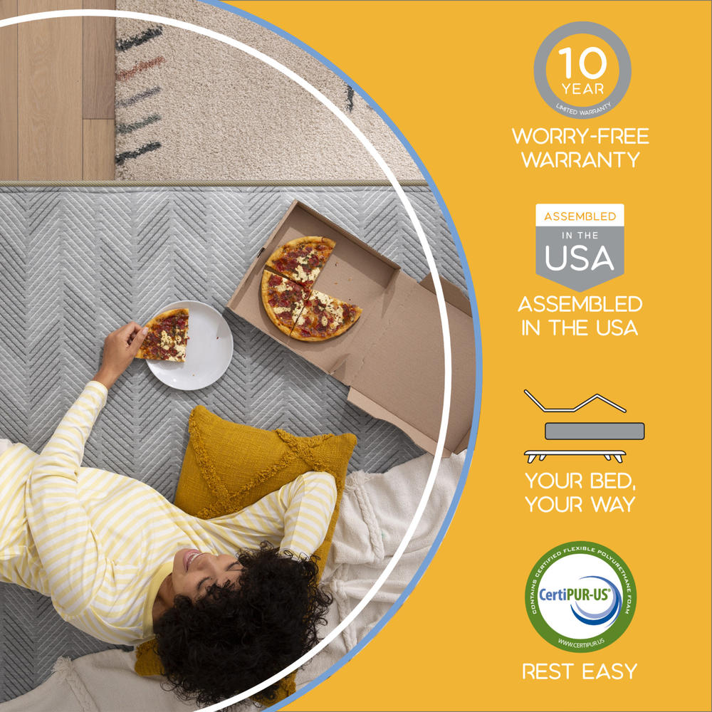 Simmons Deep Sleep Collection 12" Hybrid Plush Mattress - Twin