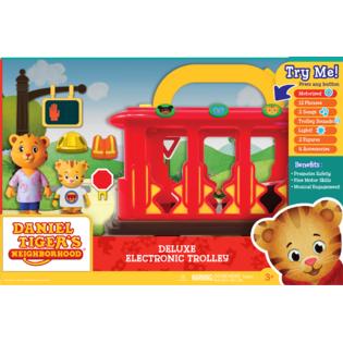 PBS Kids Daniel Tiger's Neighborhood Deluxe Electronic Trolley