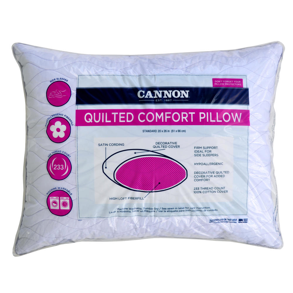 Cannon Quilted Comfort Pillow