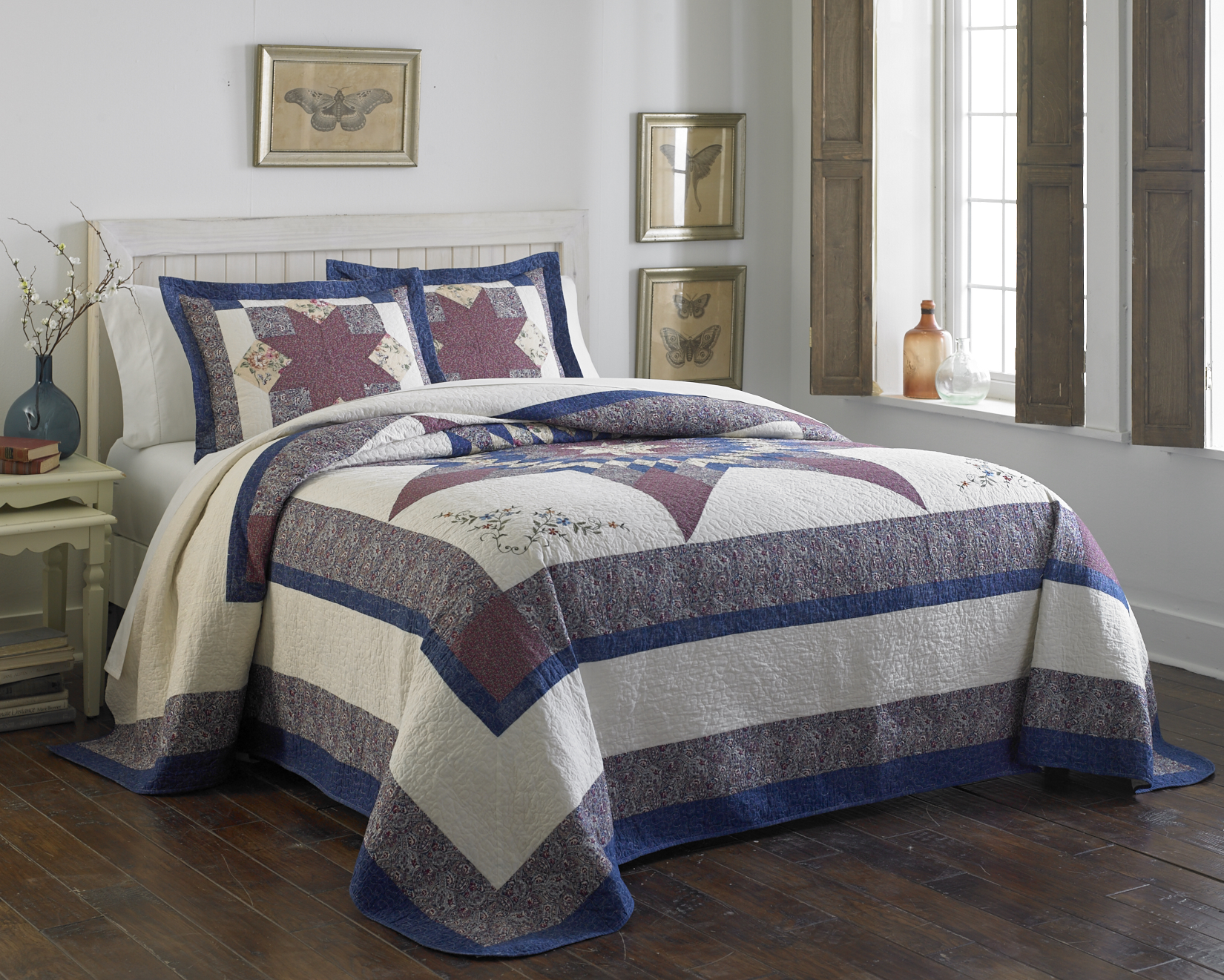 Denim Star Bedspread