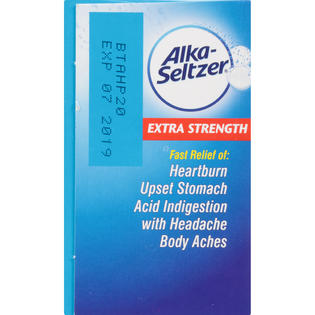 Alka-Seltzer ® Extra Strength Antacid/Analgesic Effervescent Tablets ...