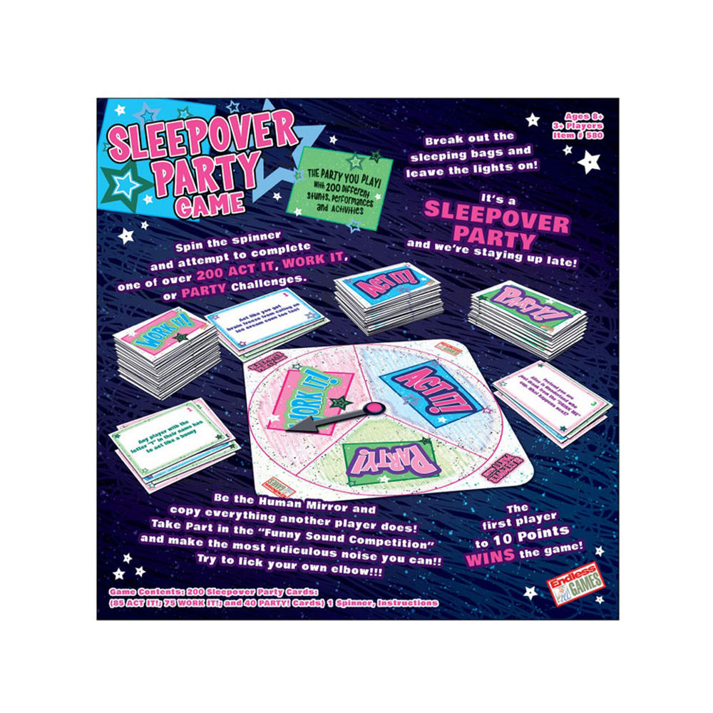 Endless Games 200 Cards the Sleepover Party Game