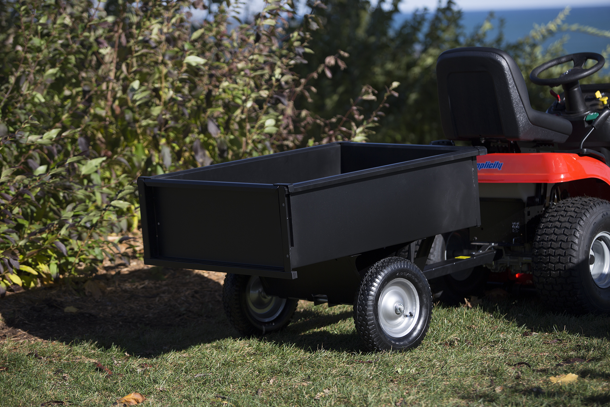 Precision Products LC1700GY 17 Cuft- Steel Dump Cart