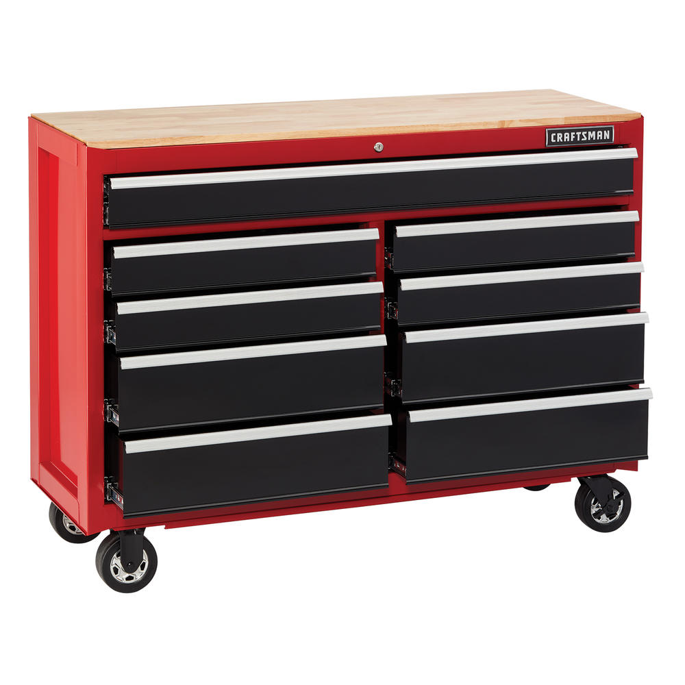 Craftsman 9-Drawer Heavy-Duty Ball Bearing Mobile Workbench