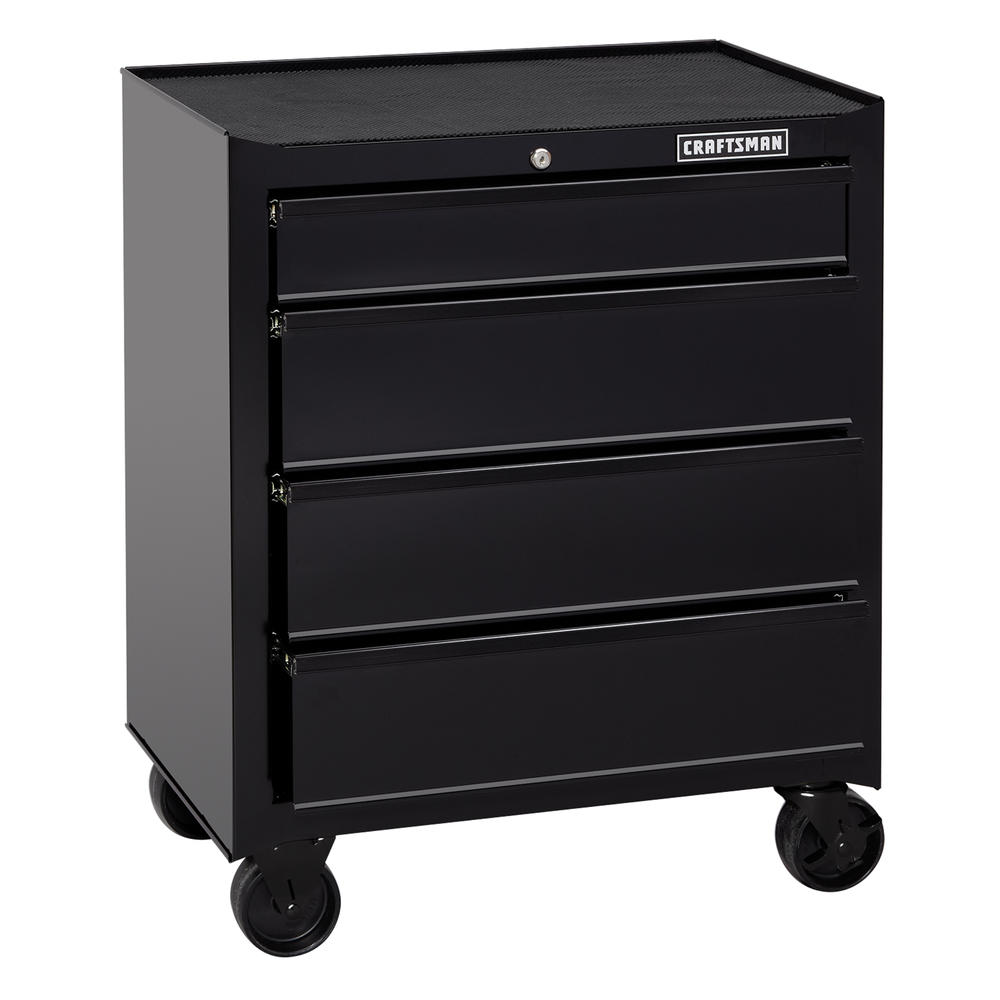 Craftsman 26" 4-Drawer Rolling Tool Cabinet - Black