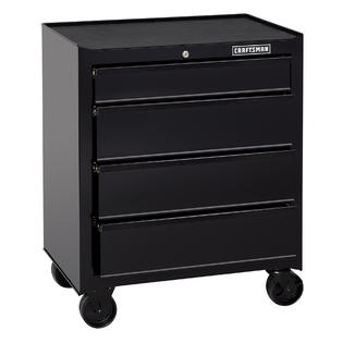 Craftsman 26 4 Drawer Rolling Tool Cabinet Black