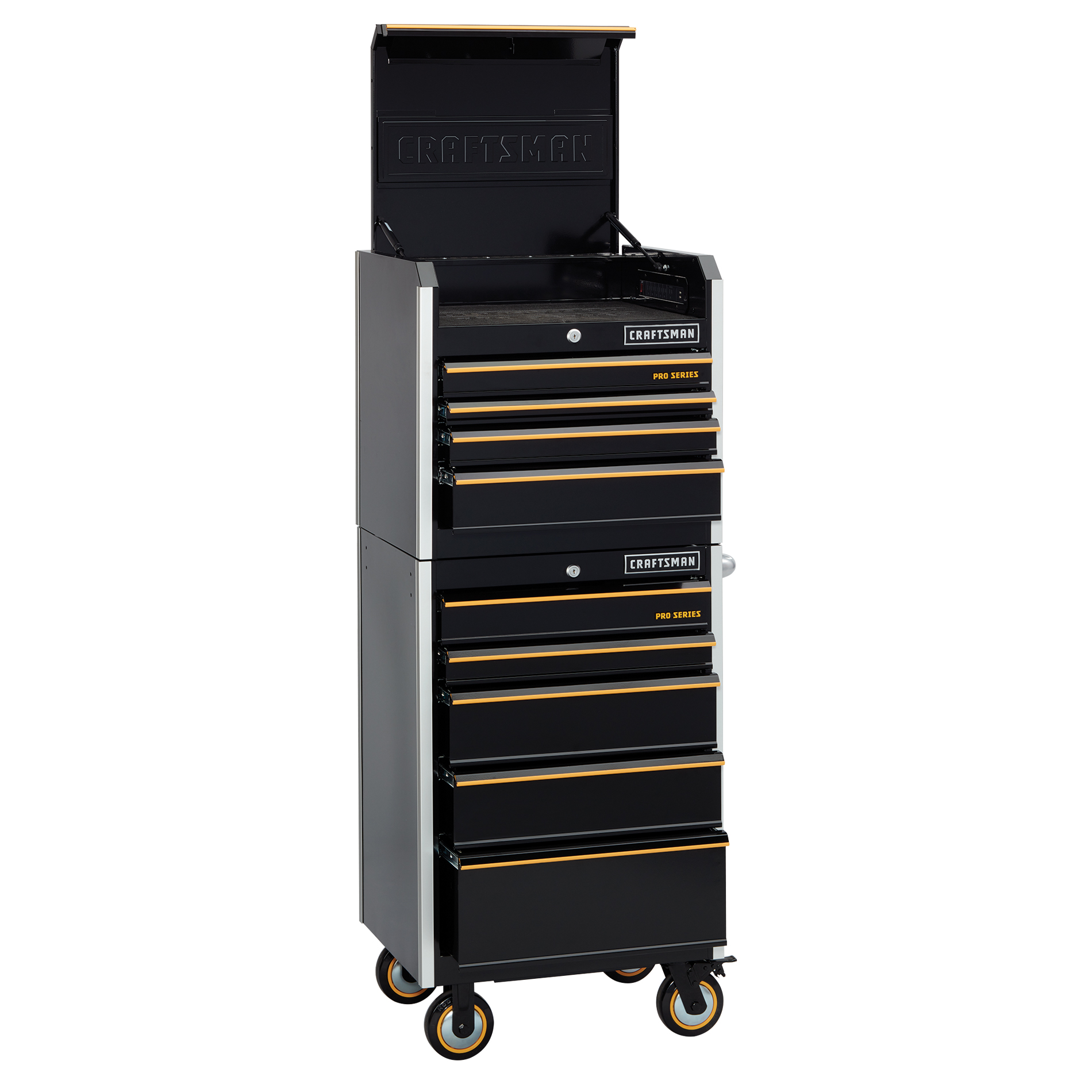 Craftsman ProSeries Craftsman 26 inch Wide 9-Drawer Tool Storage Combo ...