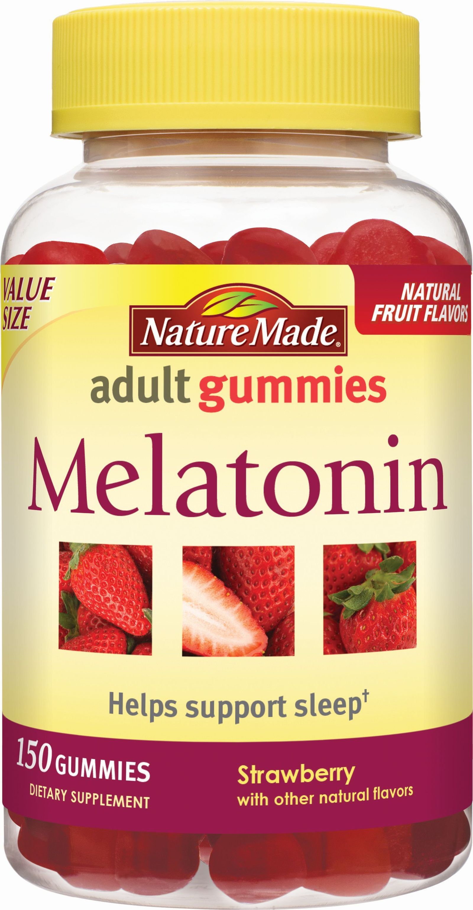Nature Made Melatonin Adult Gummies, Value Size, 150 Ct.