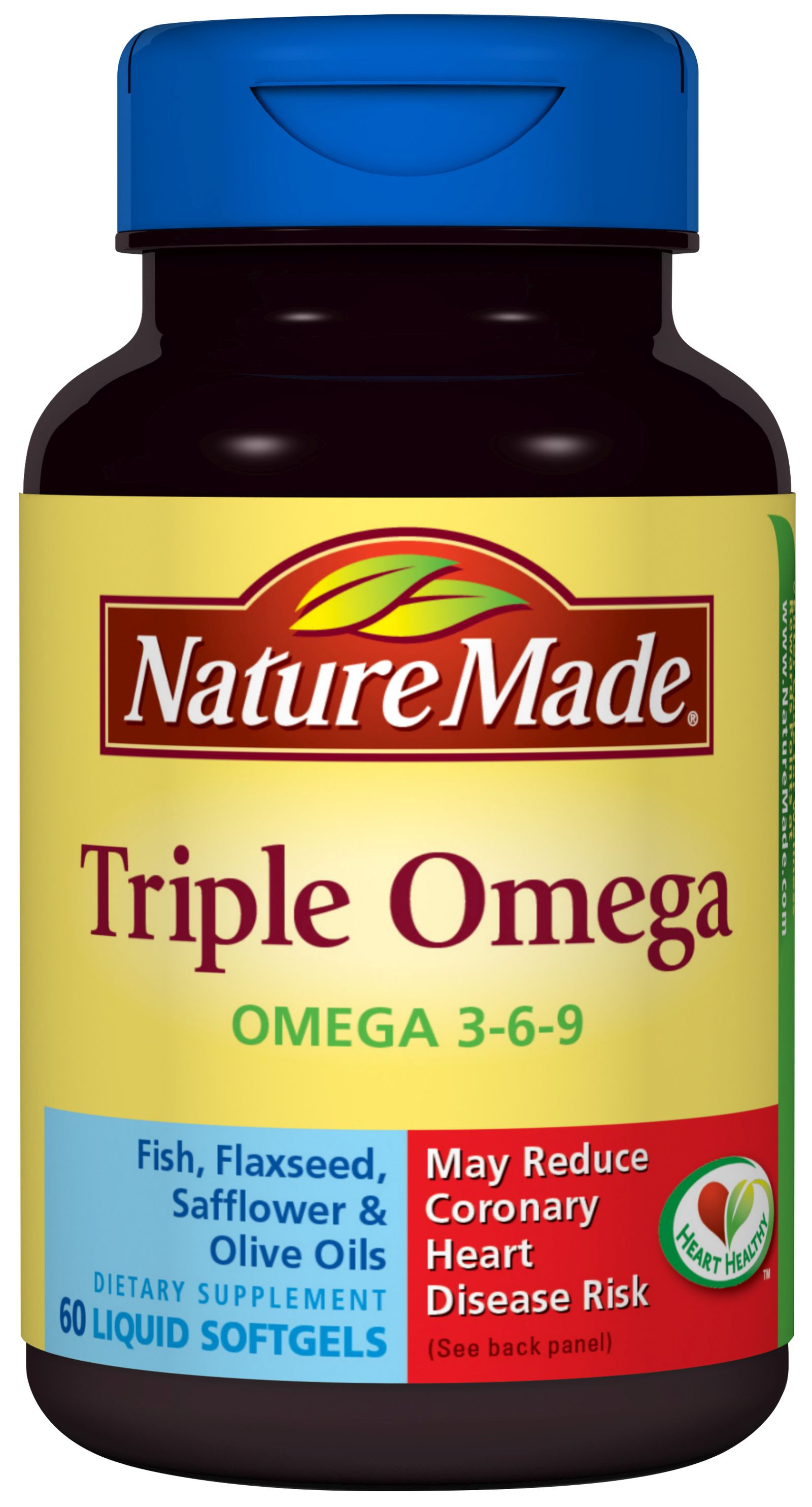 Nature Made Triple Omega 3-6-9, 60 Softgels