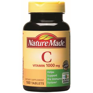 Nature Made Vitamin C 1000 mg, 100 Tablets - Health & Wellness ...