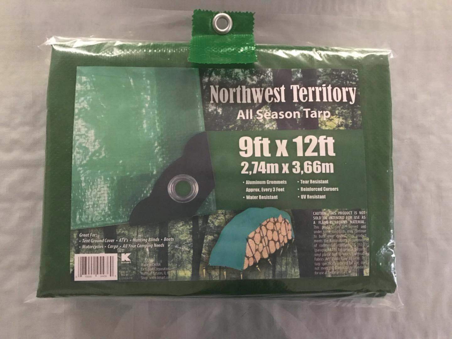 Northwest Territory 9FT X 12FT All Purpose Tarp (Green)